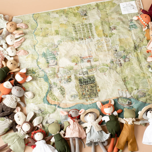 Map Tapestry Play Quilt | Hazel Village