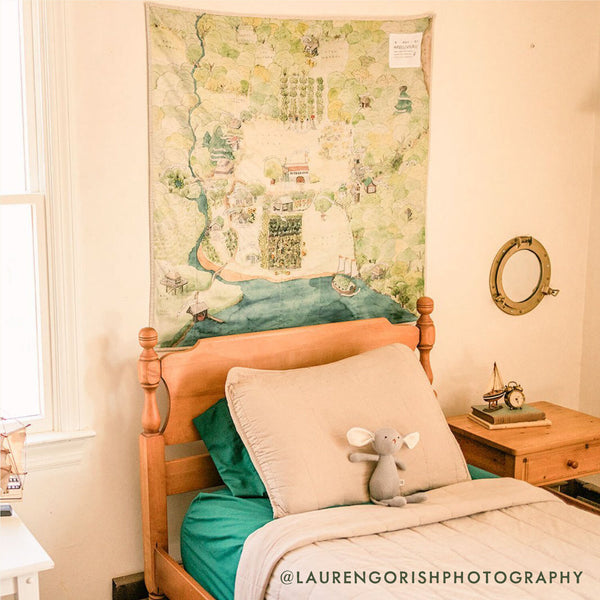 Map Tapestry Play Quilt | Hazel Village