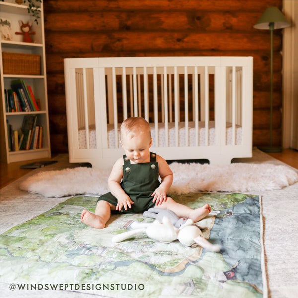 Map Tapestry Play Quilt | Hazel Village